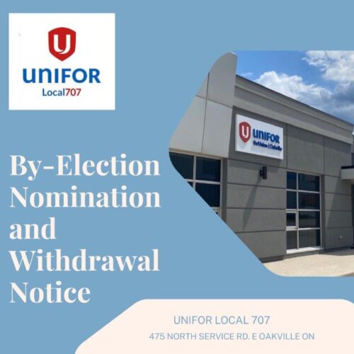 Unifor Halton Action Centre – Unifor 707