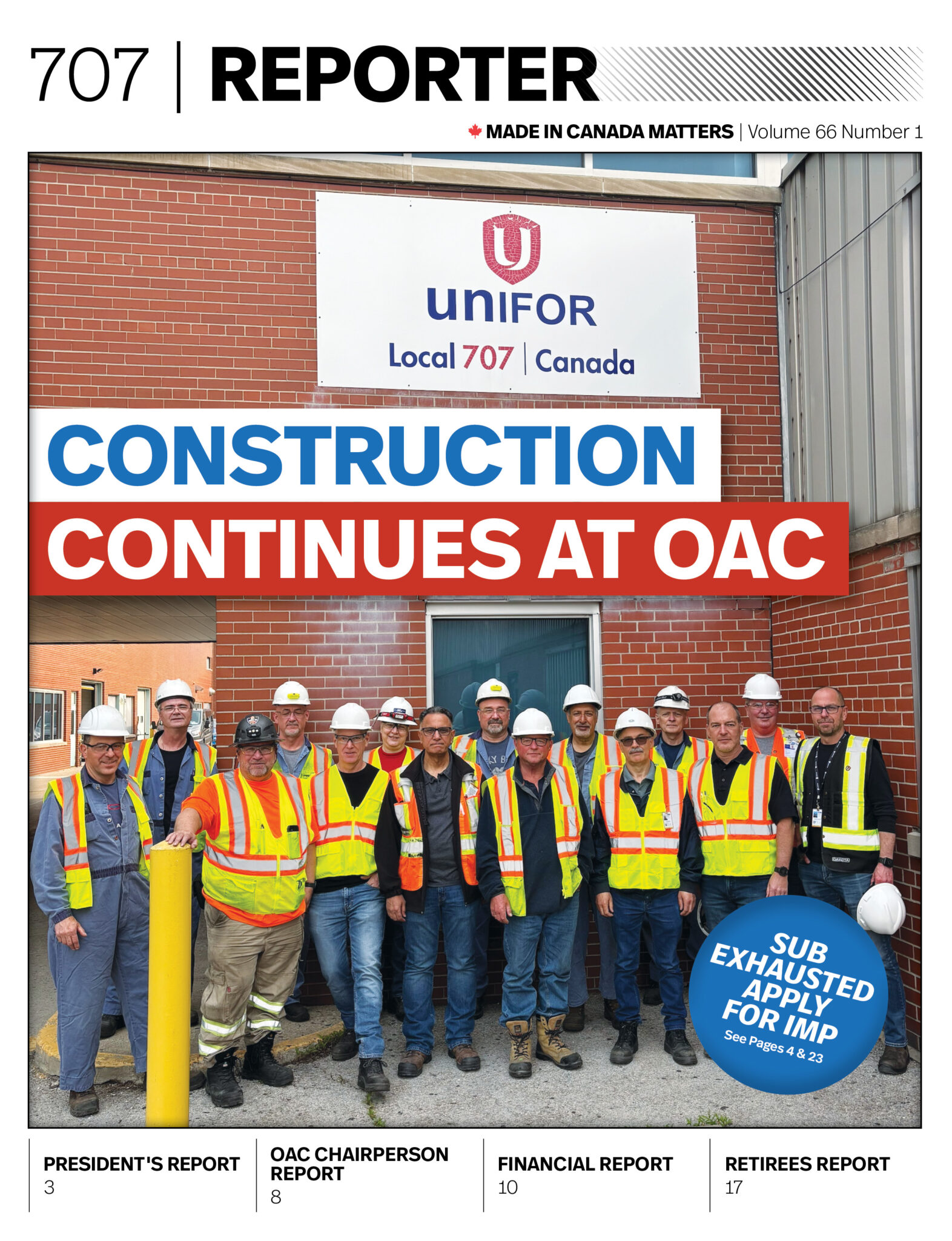 707 Reporter – Spring 2025 – Unifor 707